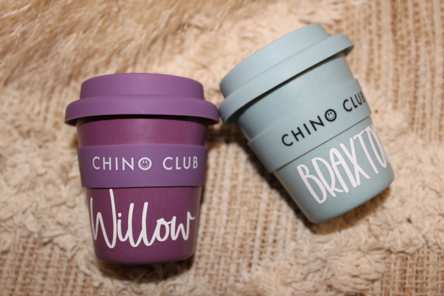 Baby Chino Cup PERSONALISED | Bamboo Black - XO Collectives